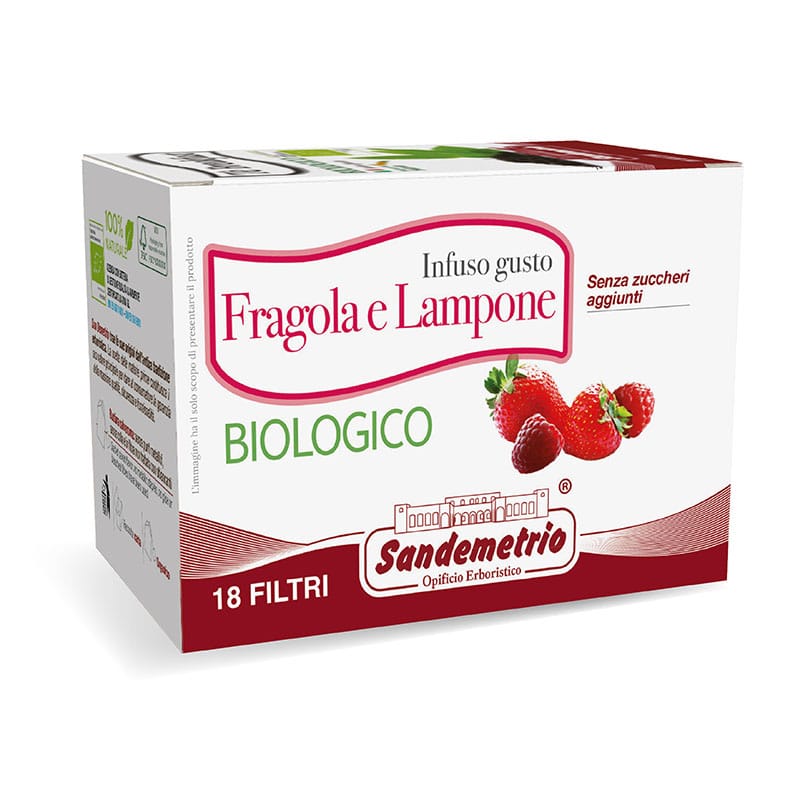 Strawberry & Raspberry Flavour Infusion in filter bags - Sandemetrio